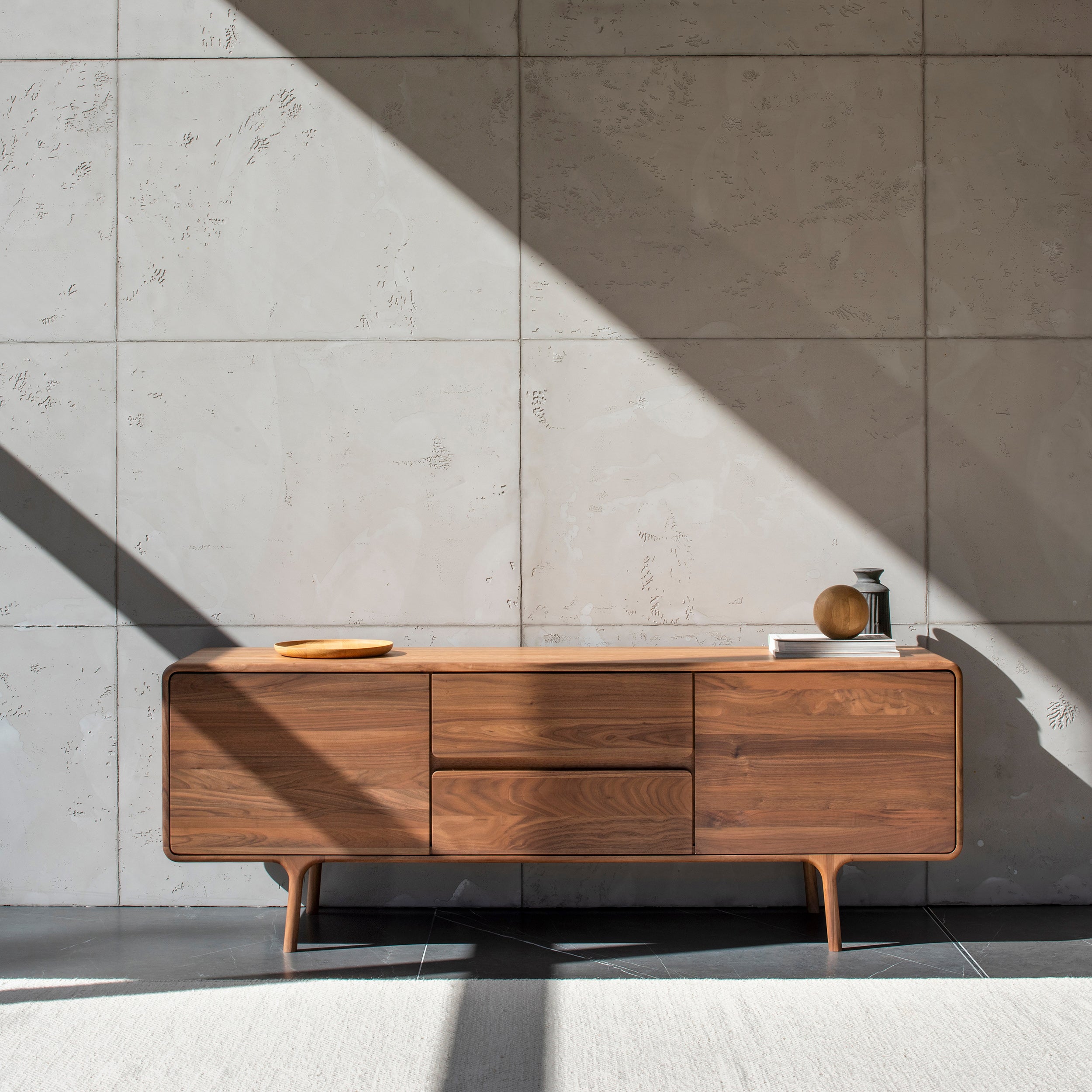 Gazzda Fawn Sideboard 150 in solid Walnut – Spencer Interiors