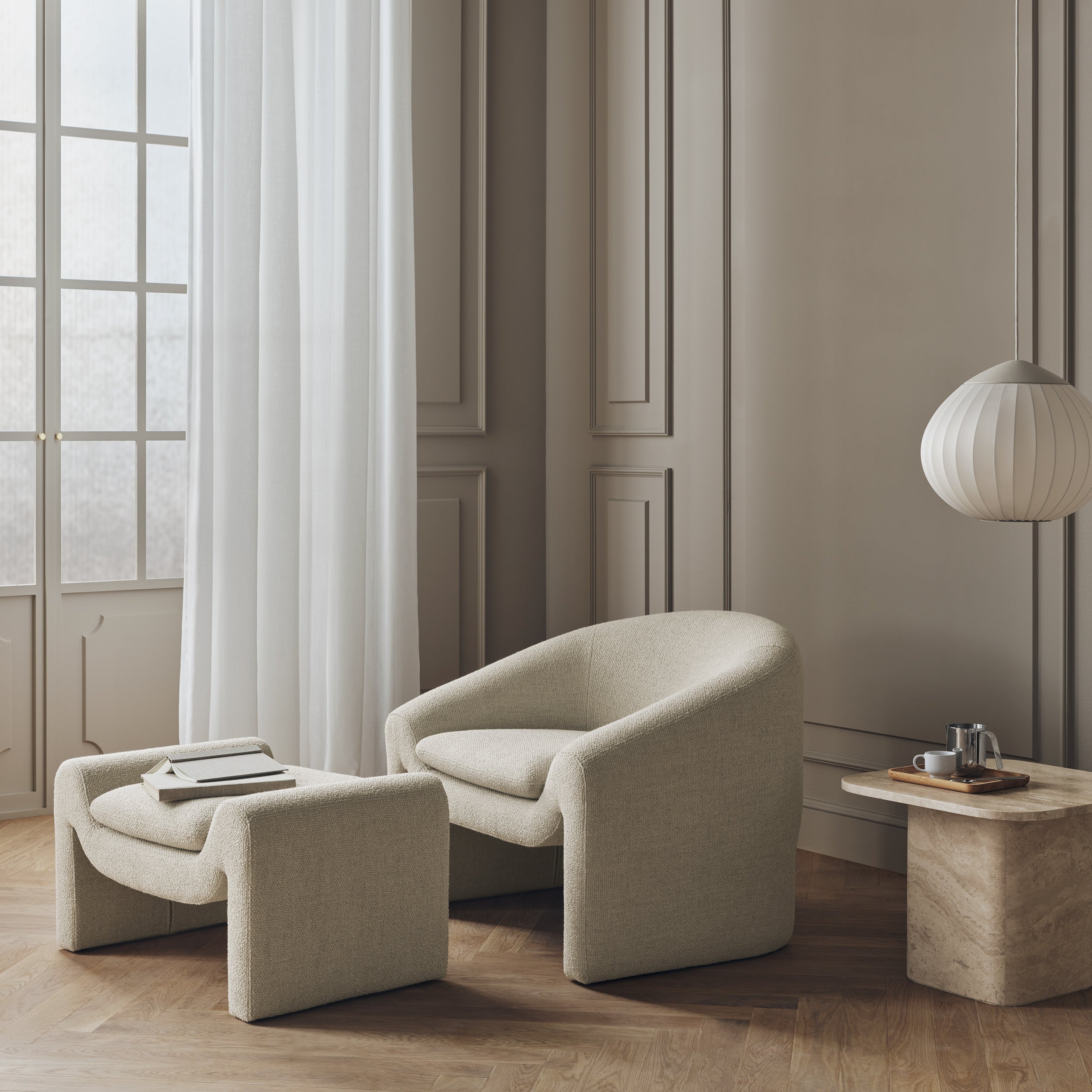 Bolia Denmark, Mielo Armchair in Sheepskin – Spencer Interiors