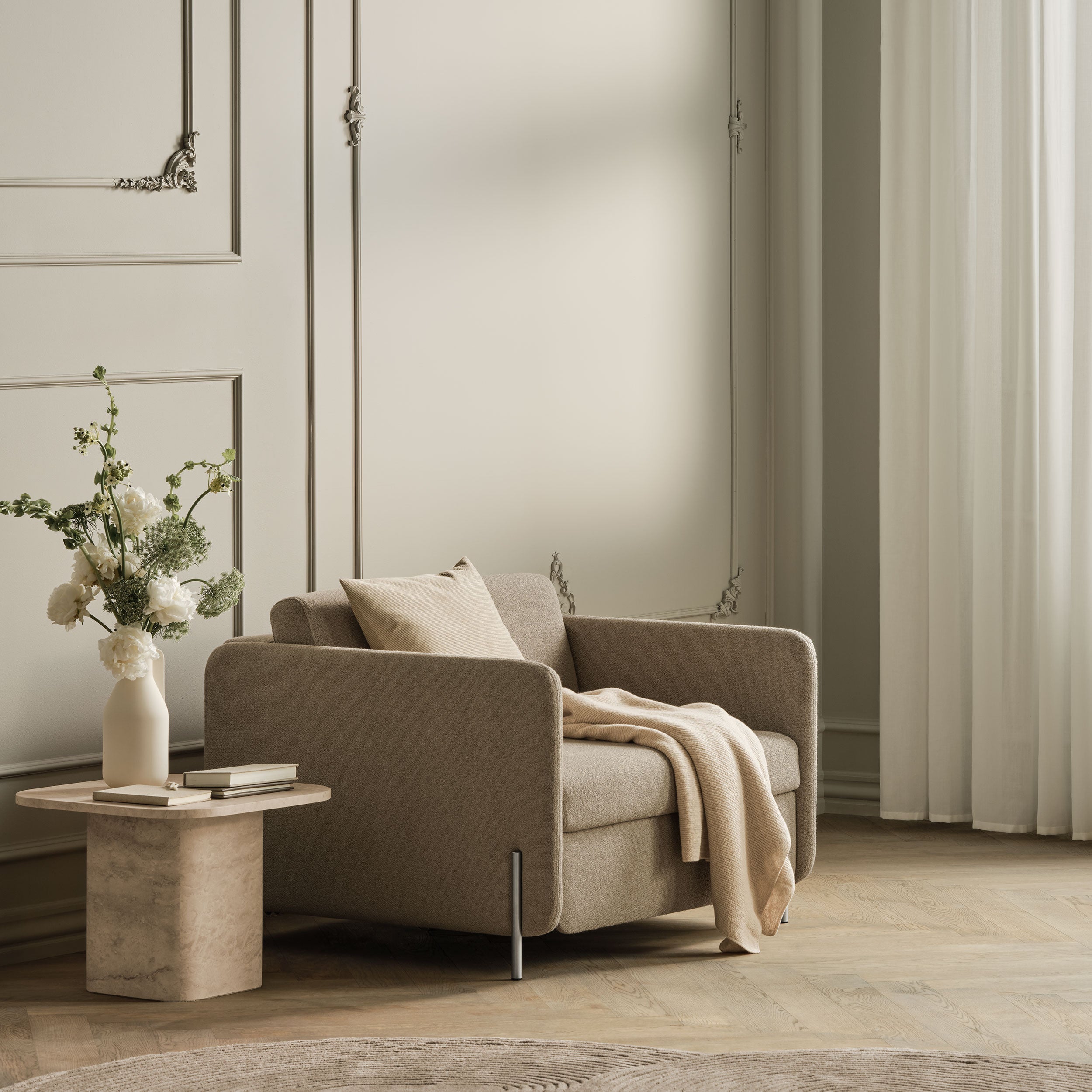 Bolia Denmark, Pira Armchair Sofa Bed – Spencer Interiors