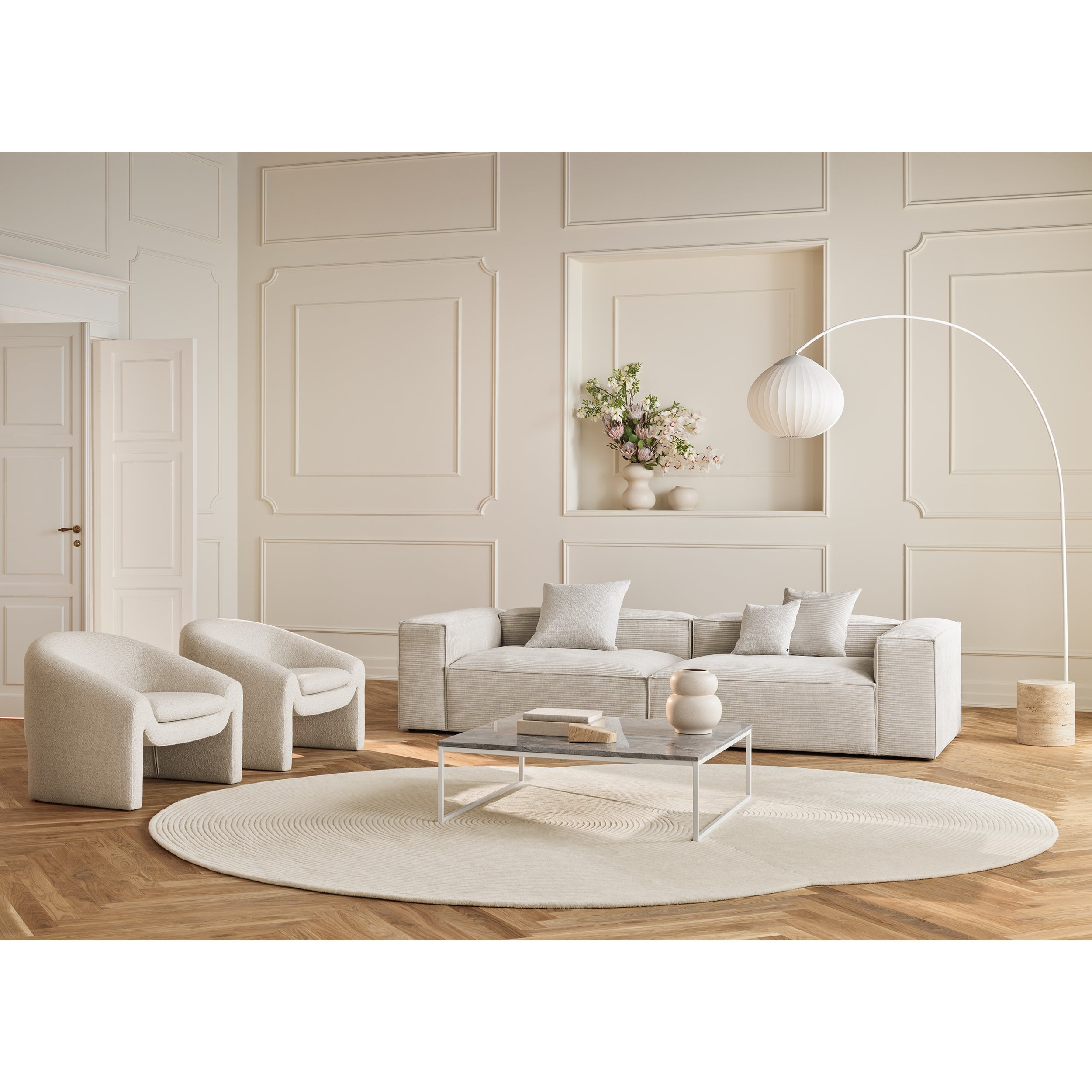 Bolia, Zen Rug Rounded 300 x 377 – Spencer Interiors