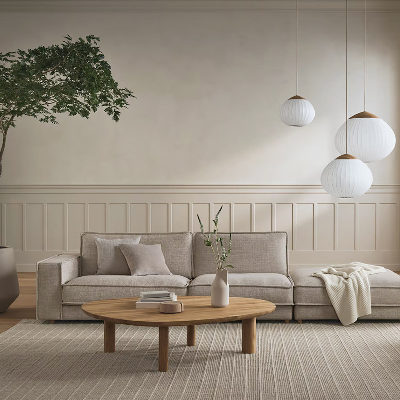 Bolia, Latch Large Coffee Table in Solid Oak – Spencer Interiors
