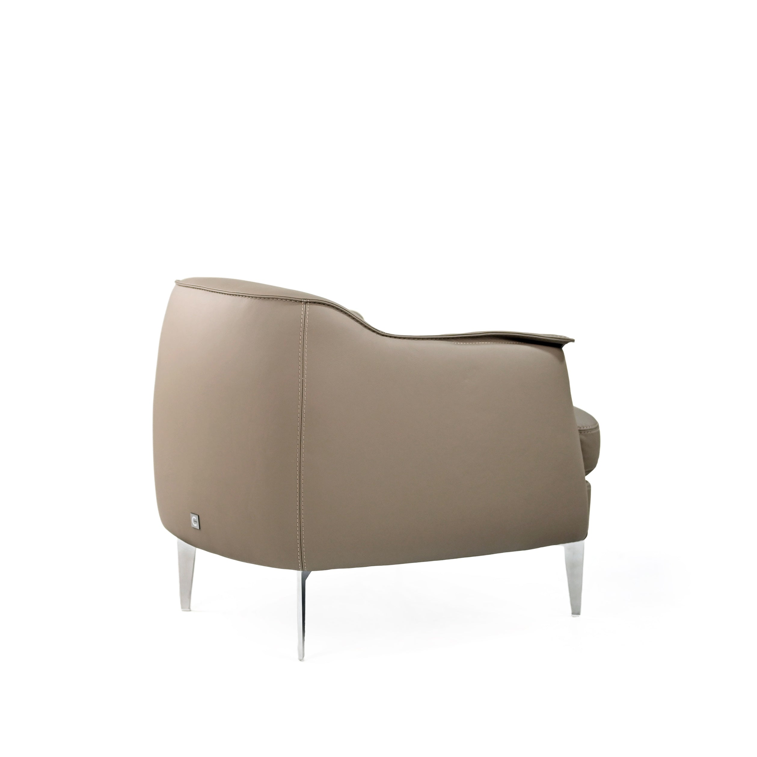 Cierre Boheme Armchair in Leather - made in Italy – Spencer Interiors