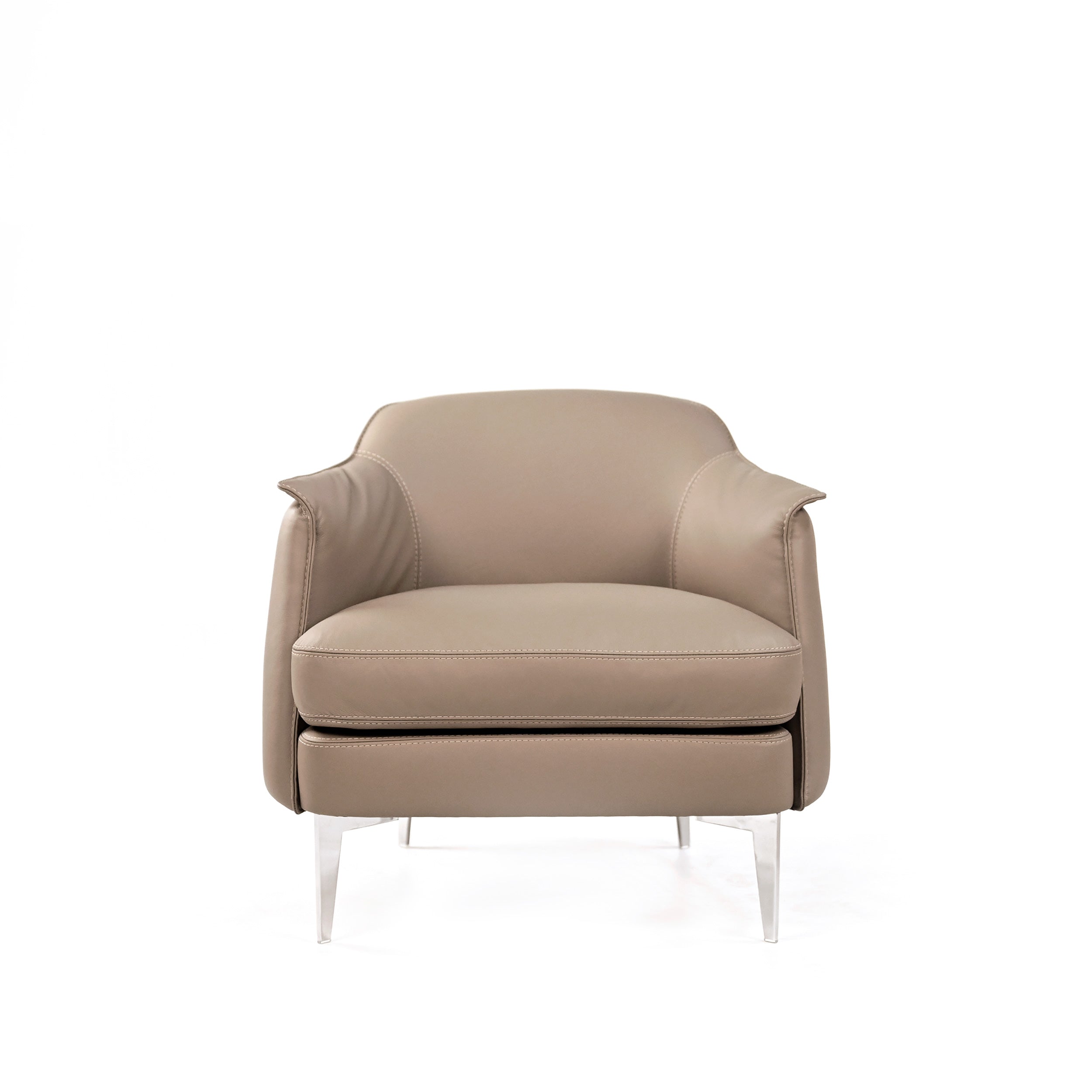 Cierre Boheme Armchair in Leather - made in Italy – Spencer Interiors