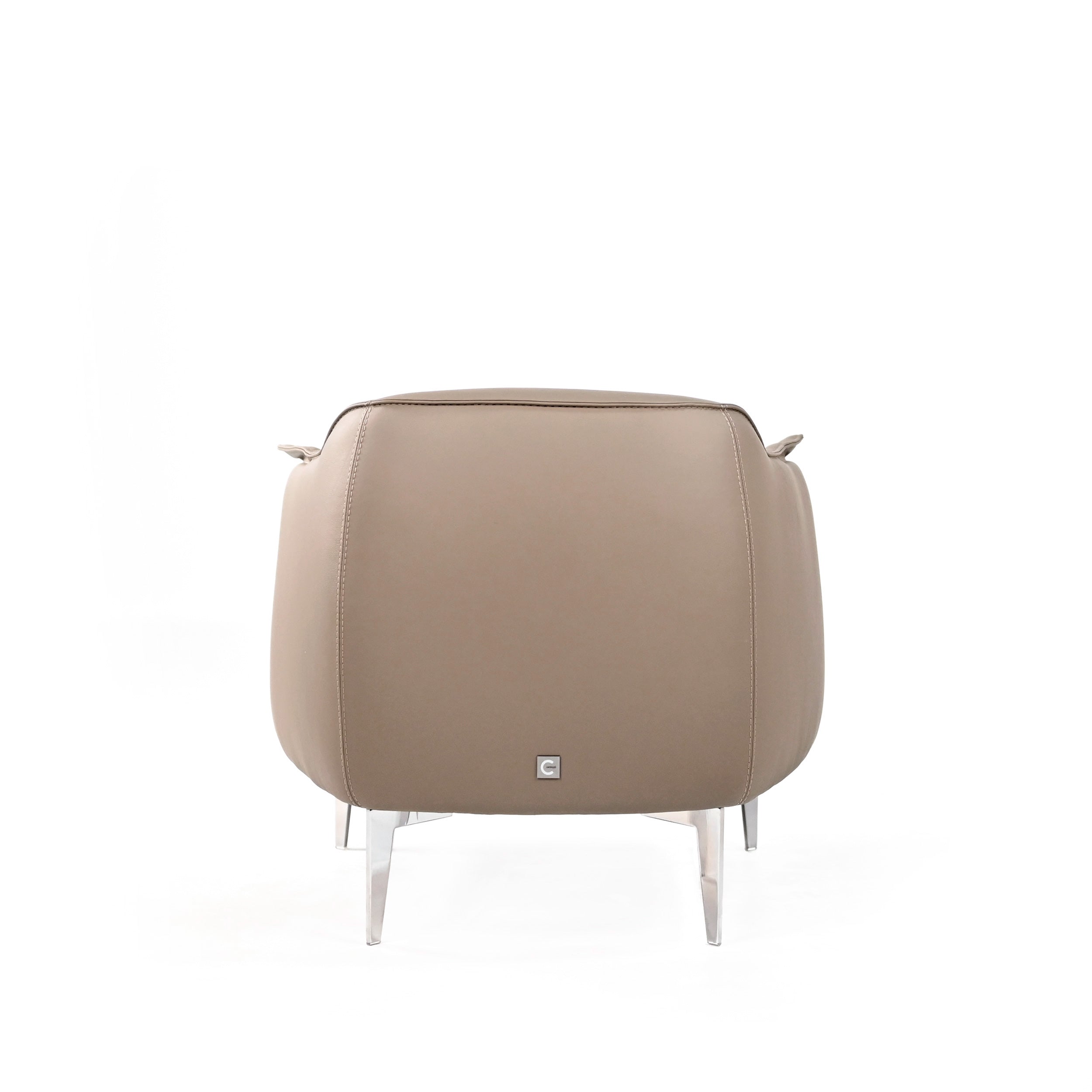 Cierre Boheme Armchair in Leather - made in Italy – Spencer Interiors