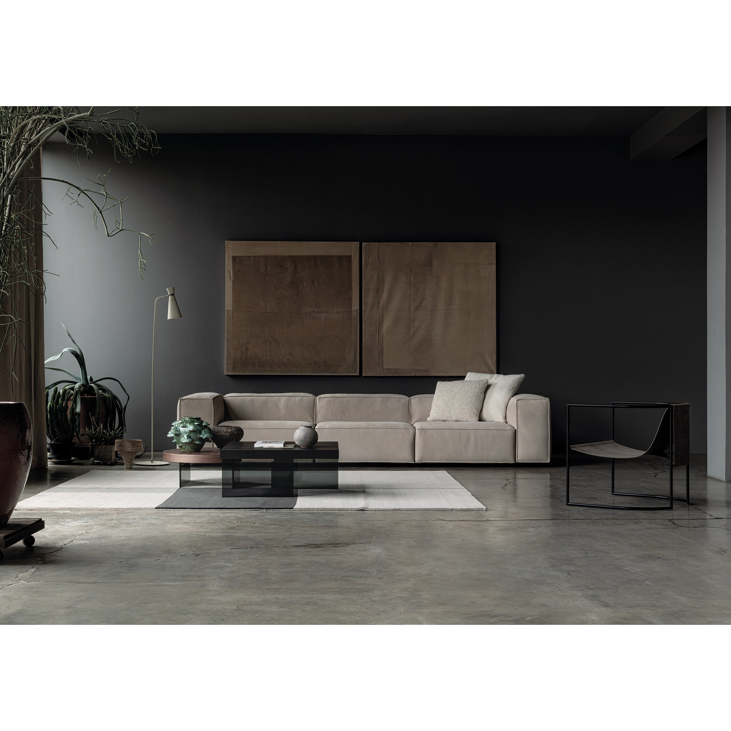 Cierre Season Extending Sofa Sectional 336 in leather – Spencer Interiors