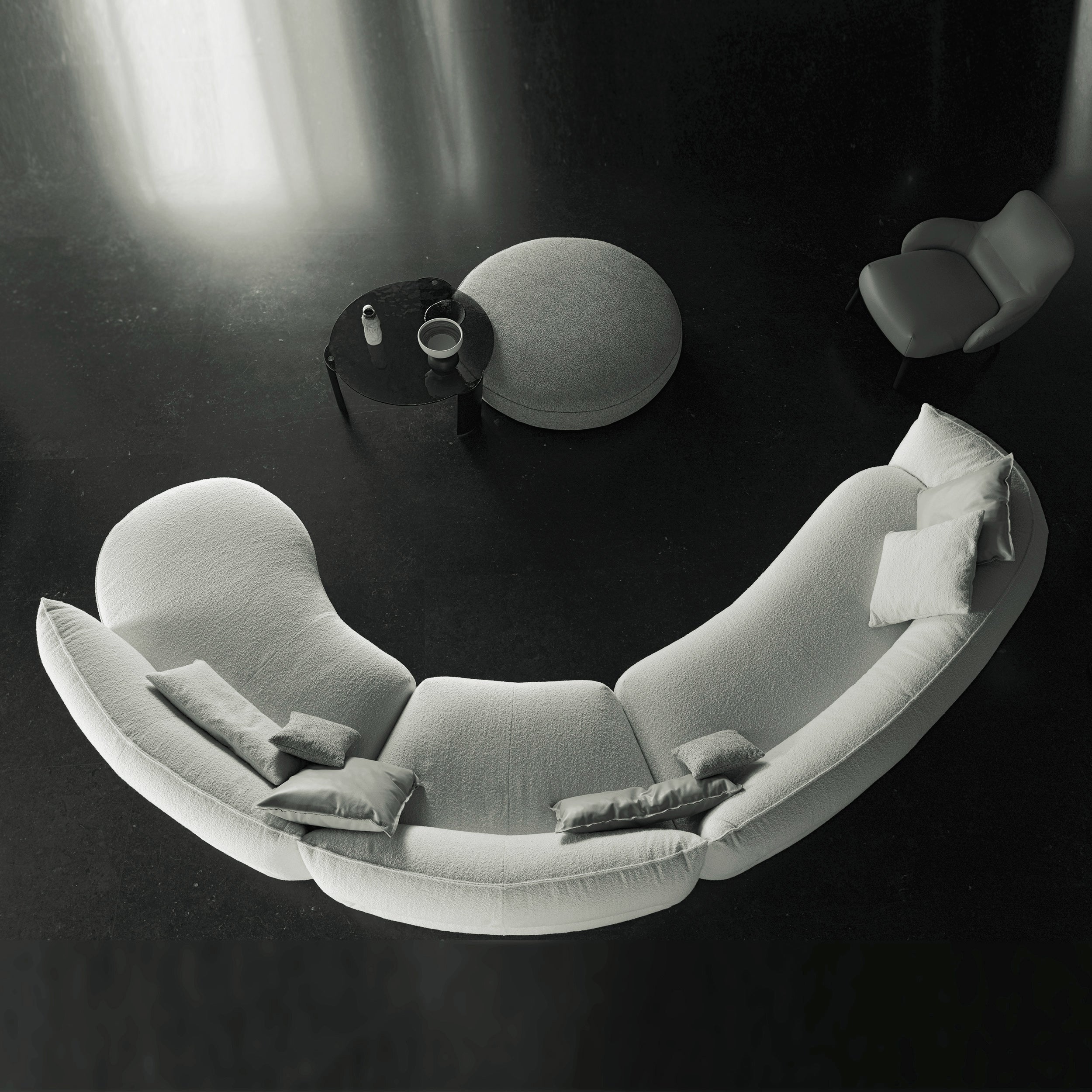 Cierre 3 Piece Seed Sectional 380- made in Italy – Spencer Interiors