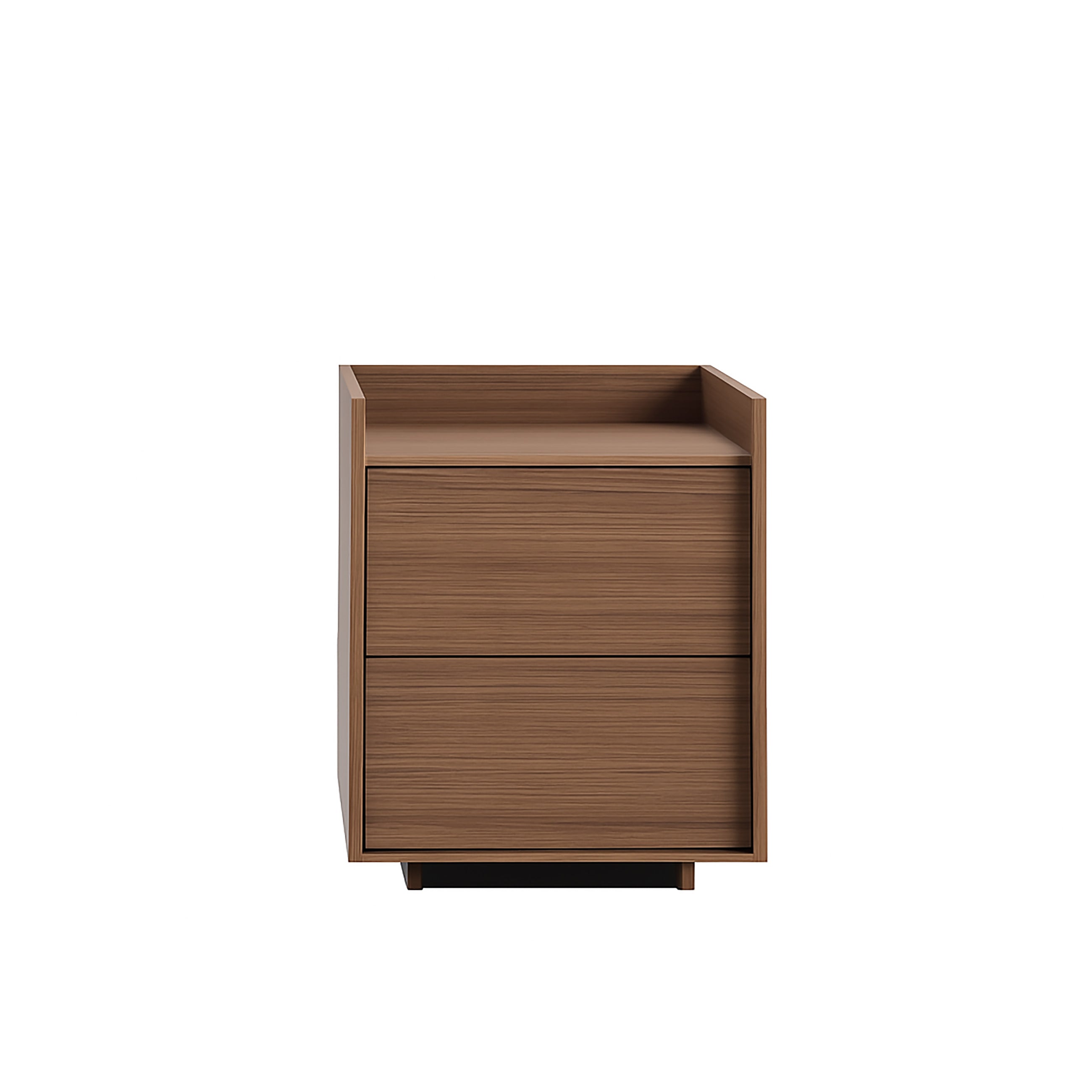 Pianca Kyoto 2 Drawer Nightstand in Walnut – Spencer Interiors