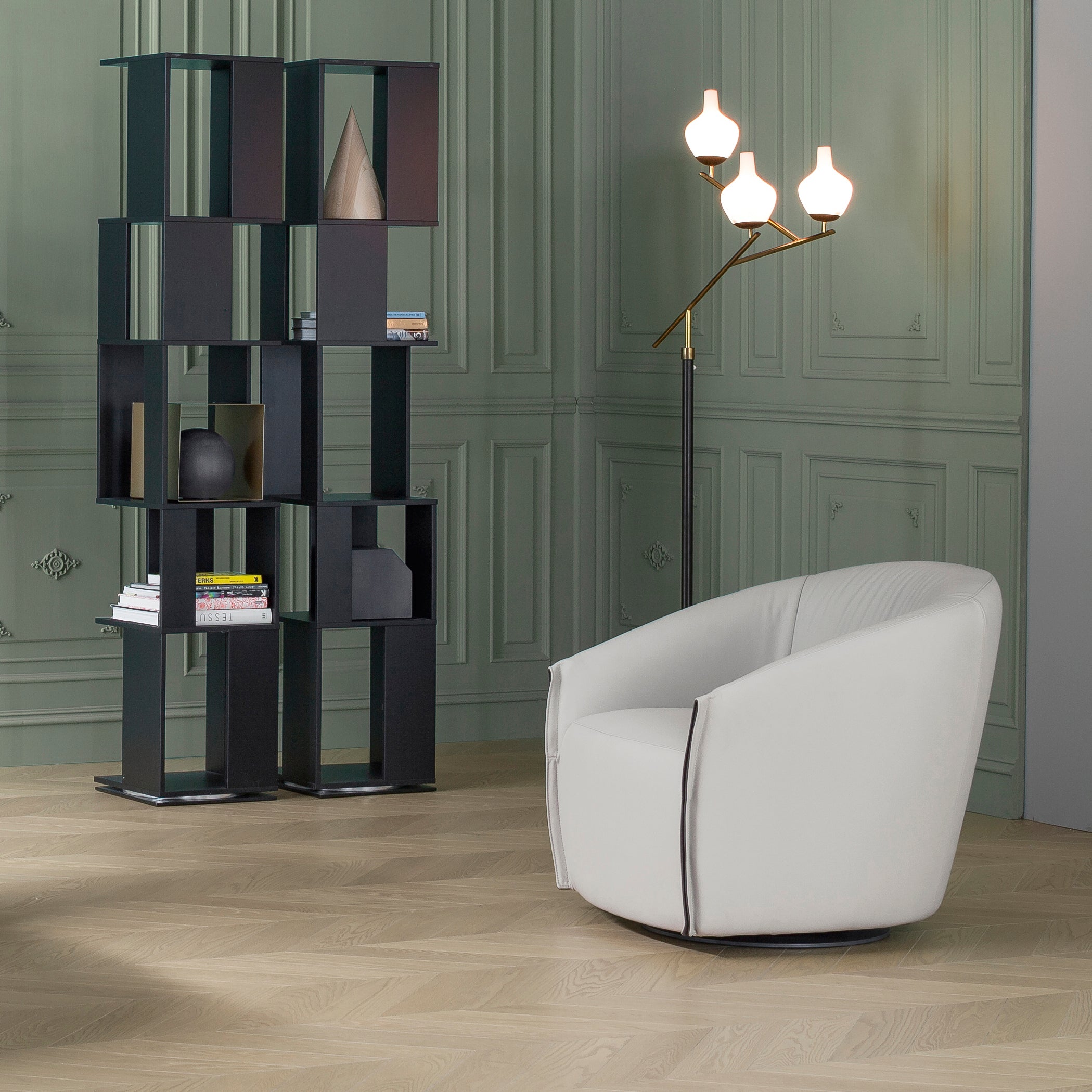 Bonaldo Bodo Swivel Armchair, made in Italy – Spencer Interiors