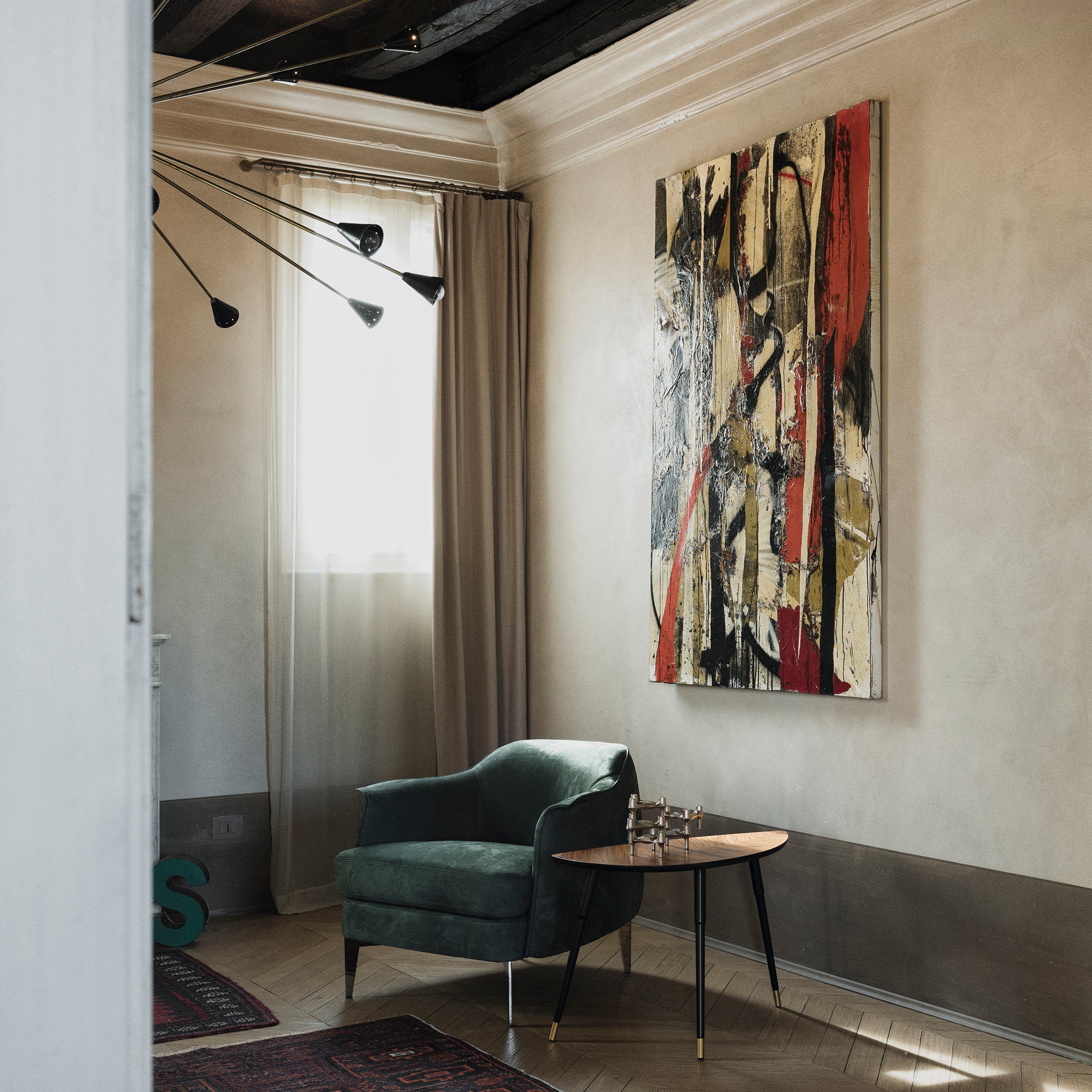 Cierre Boheme Armchair in Leather - made in Italy – Spencer Interiors