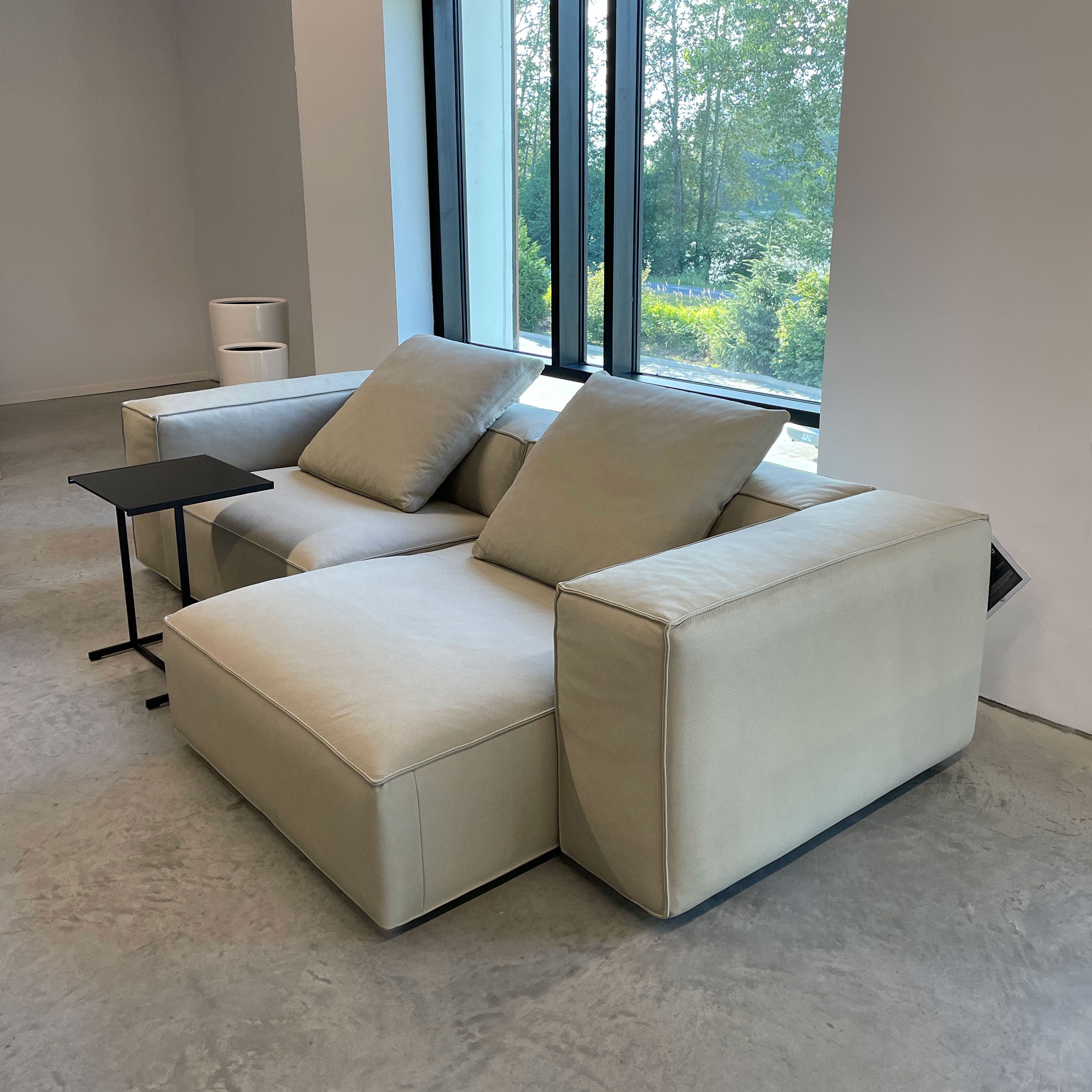 Cierre Season Extending Sofa Sectional in leather - made in Italy ...