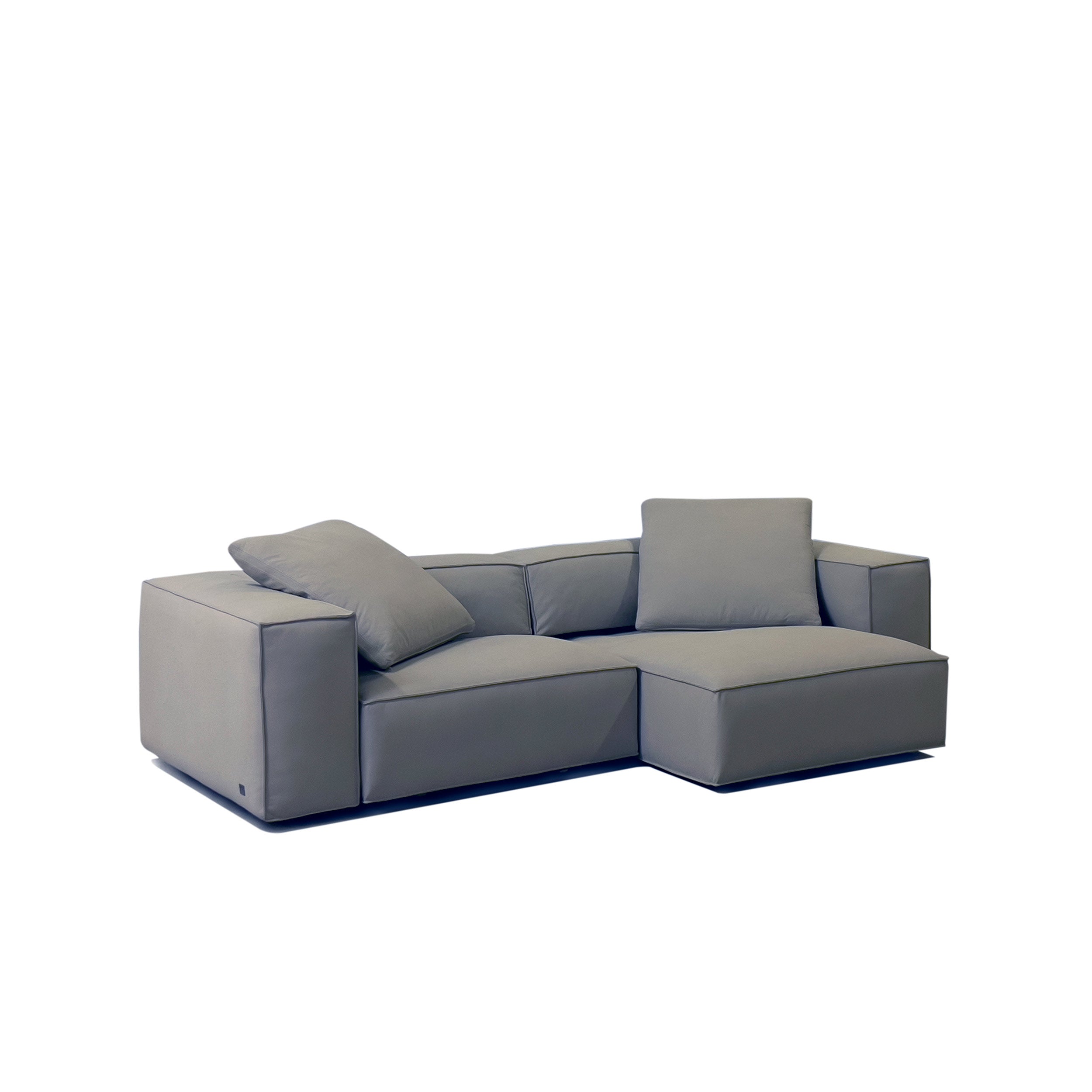 Cierre Season Extending Sofa Sectional in leather - made in Italy ...