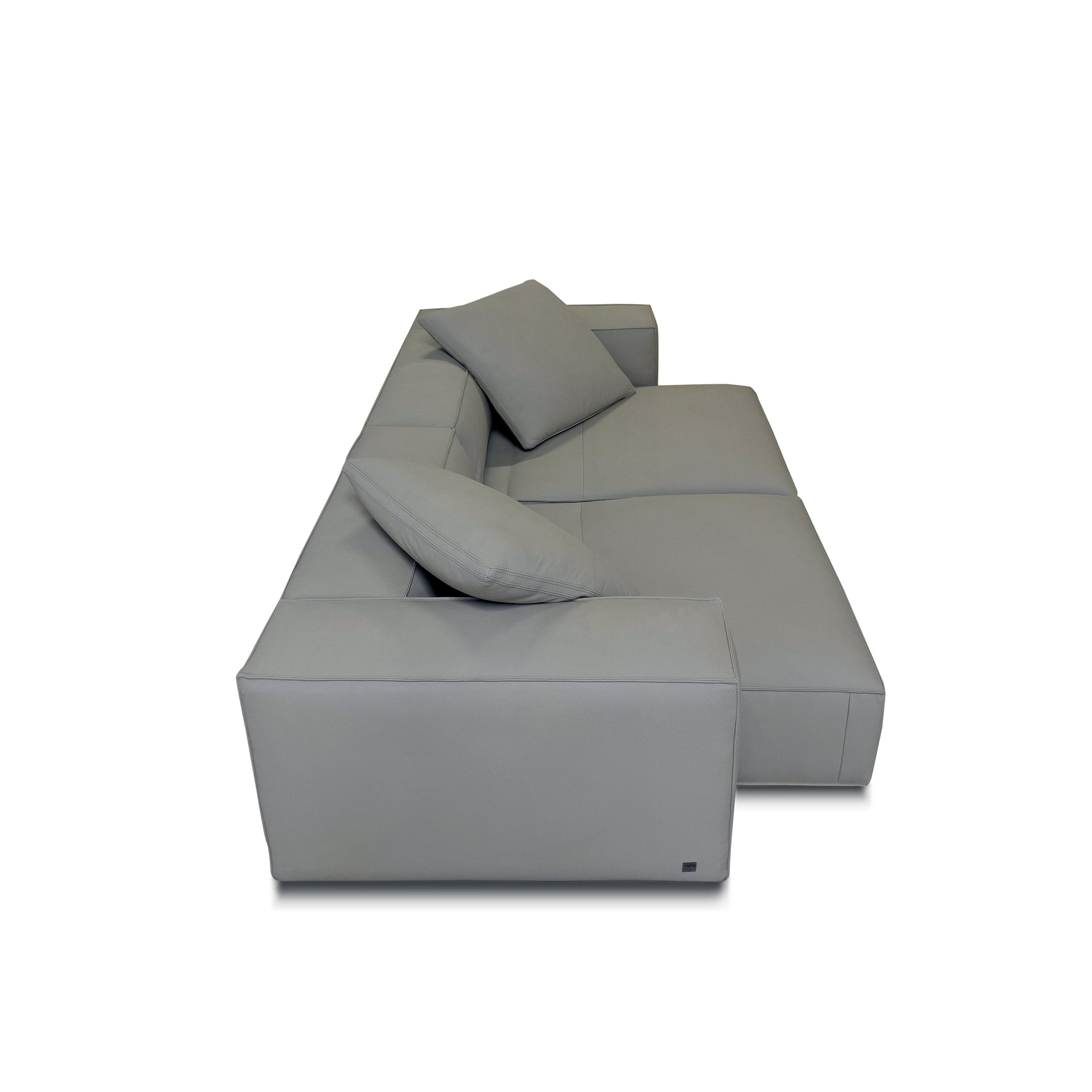 Cierre Season Extending Sofa Sectional in leather - made in Italy ...