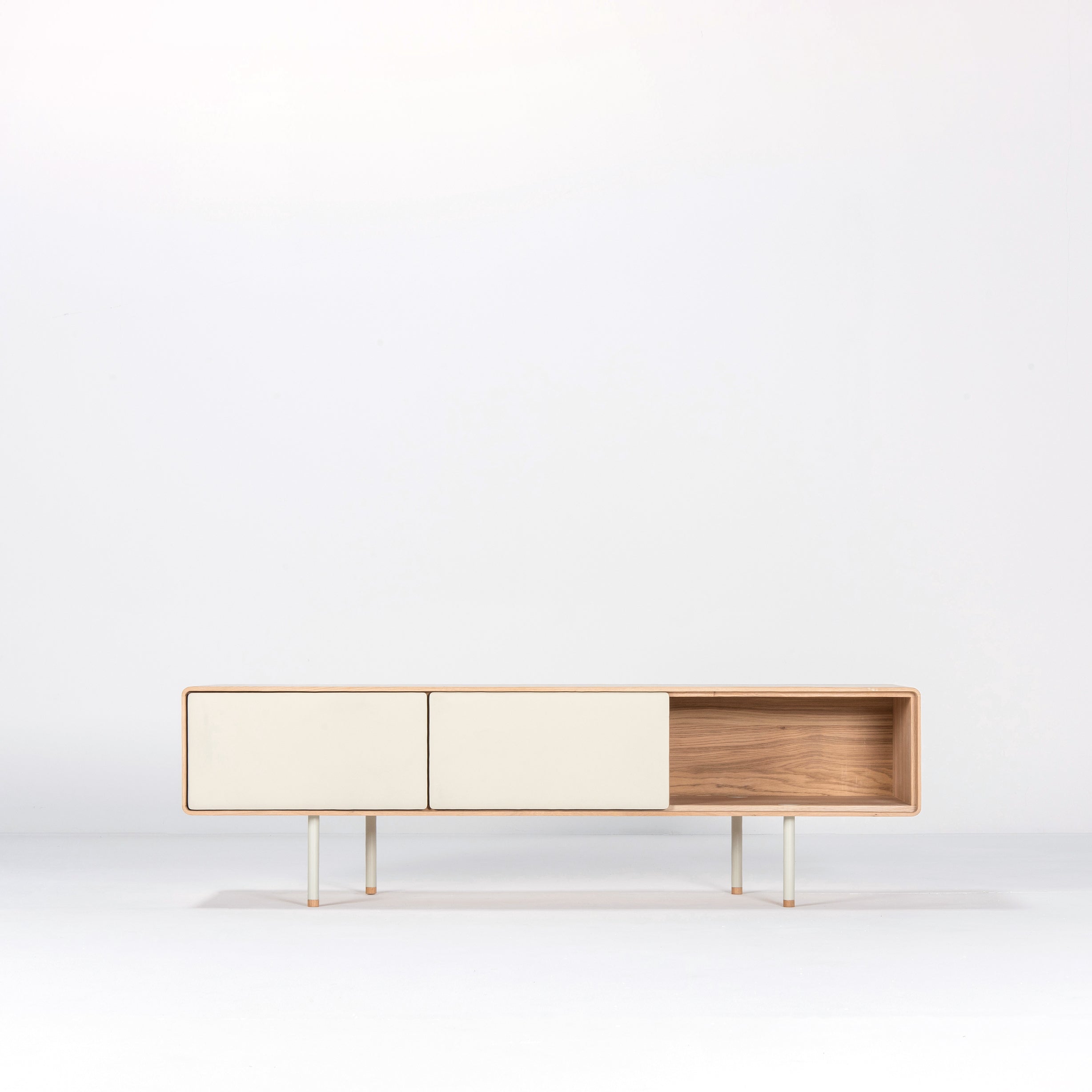 Gazzda Fina Lowboard 160 TV Stand in solid Oak, made in Europe ...