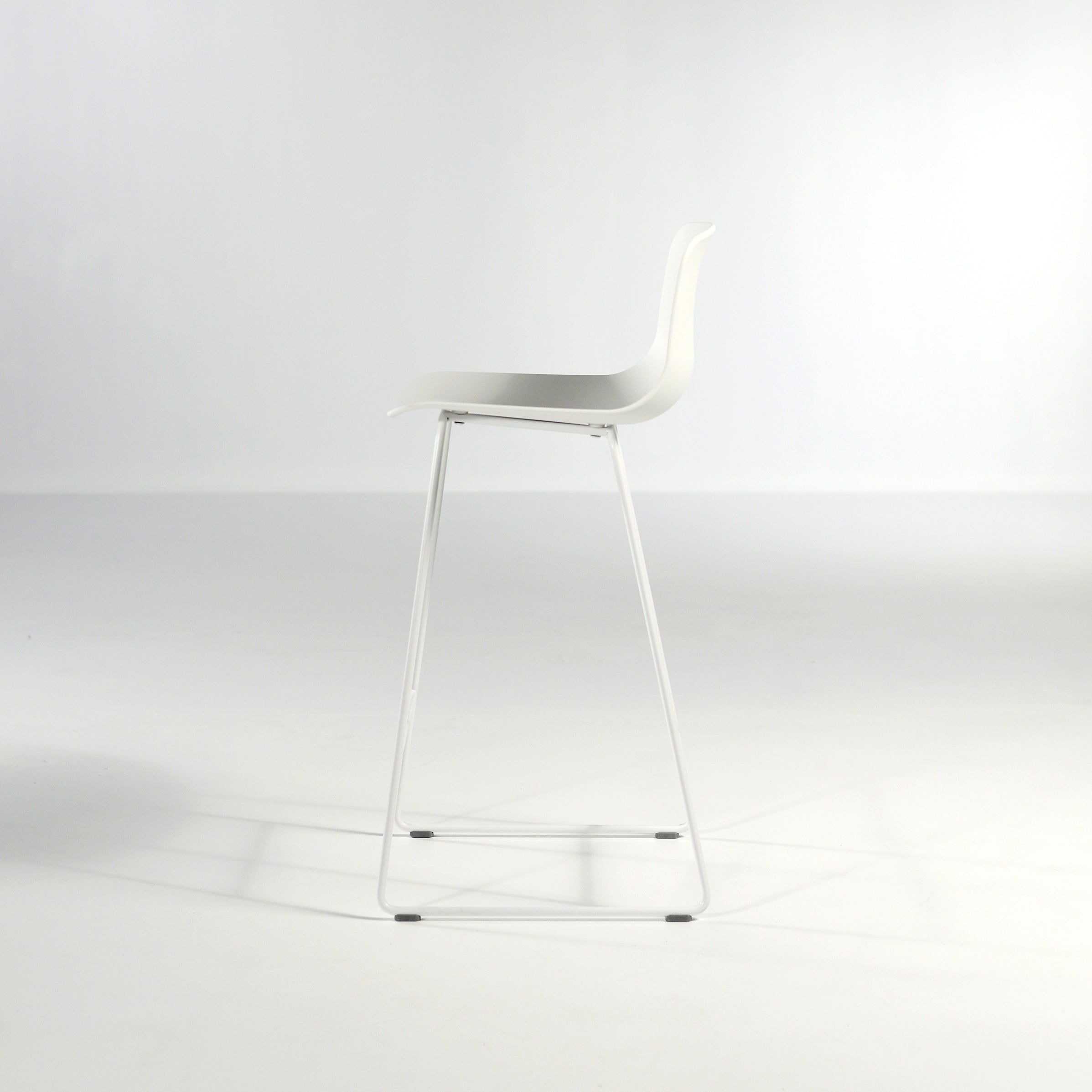 Inclass Varya Sled Base Stool - commercial grade -made in Spain ...