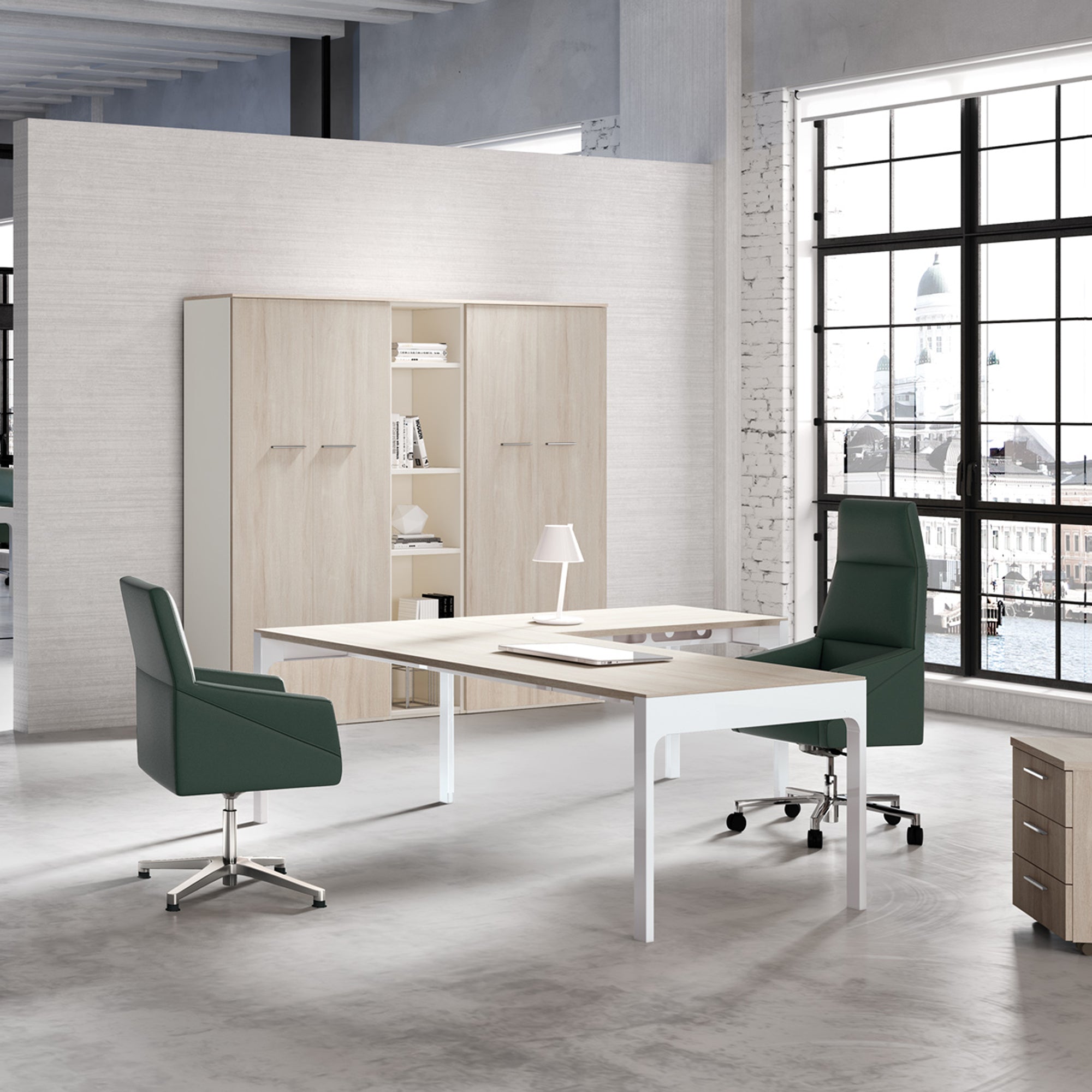 Ofifran, Lance Desk - made in Spain – Spencer Interiors