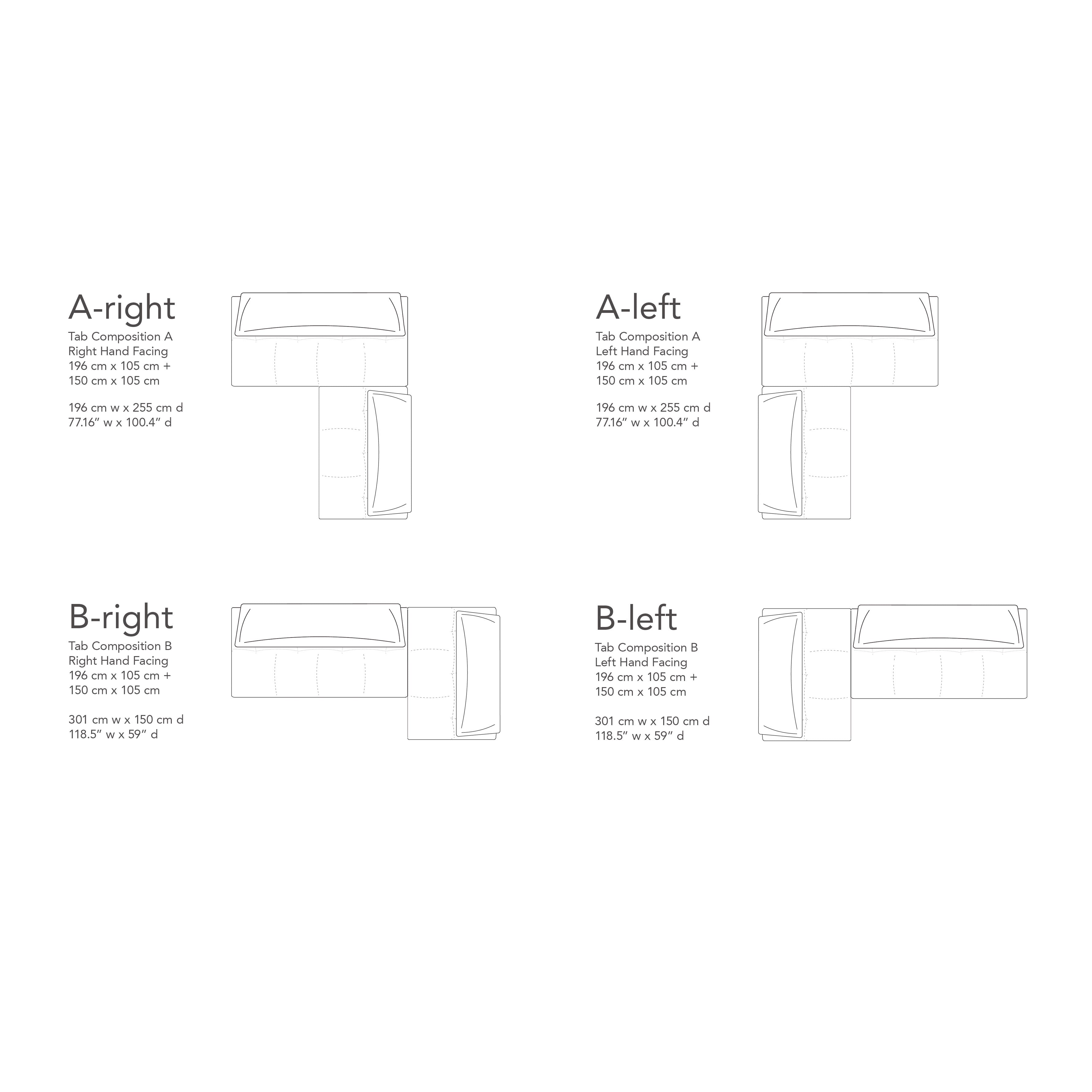 Cierre Tab Modular Sectional 255 – Spencer Interiors