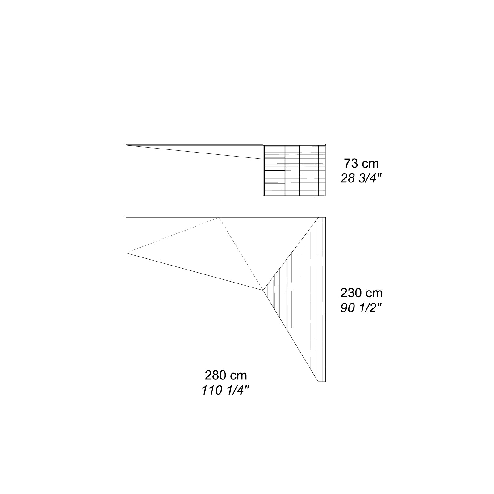 4Mariani Euclideo Desk – Spencer Interiors
